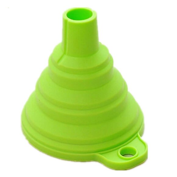 Kitchen | Silicone Foldable Funnel For Water Bottle Liquid Transfer ...